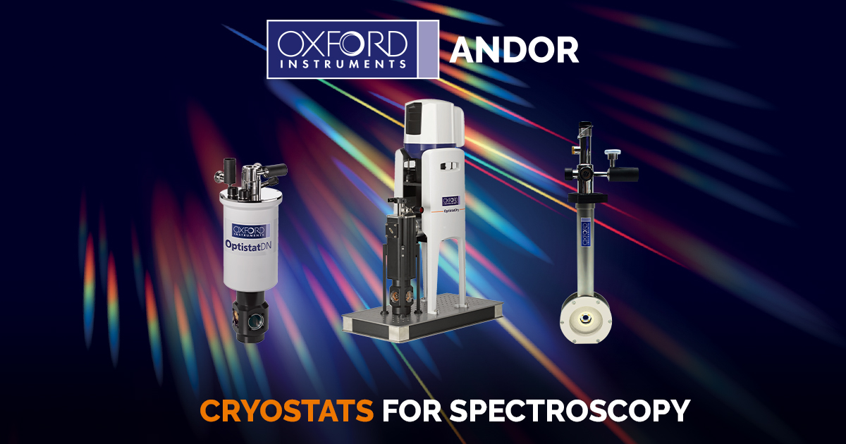 用于光谱实验的光学低温恒温器 - Andor - 牛津仪器